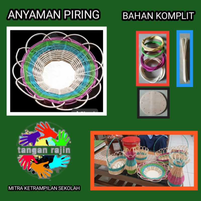 Jual BAHAN Anyaman Piring , LENGKAP TINGAL ANYAM | Shopee Indonesia