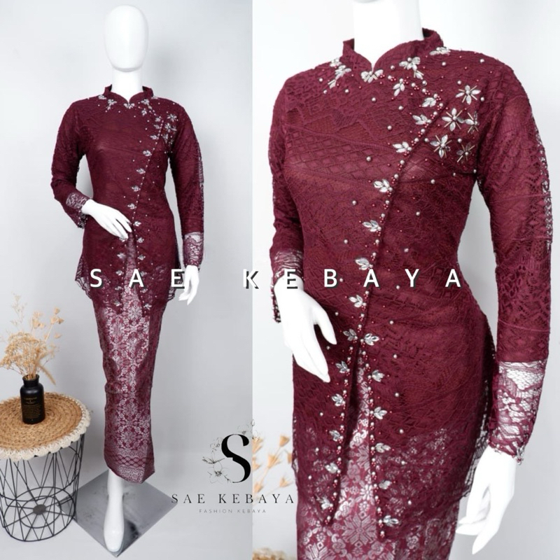 Jual Set Kebaya Brukat Modern - Kebaya Payet ke - Kebaya Modern ...