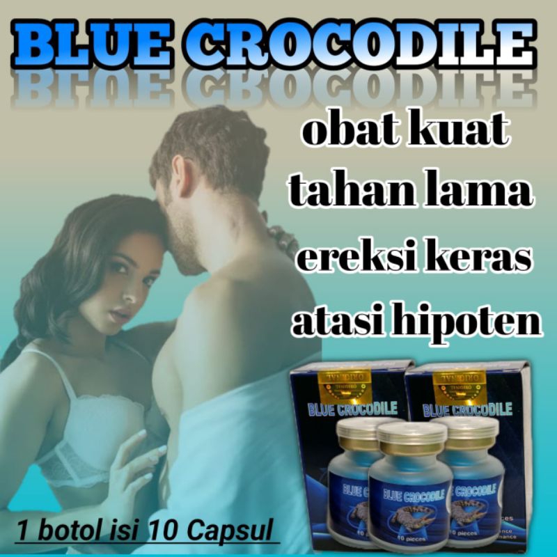 Jual Blue Crocodile Botol Isi 10 Capsul Obat Herbal Stamina Pria Kuat Tahan Lama Asli Usa ...