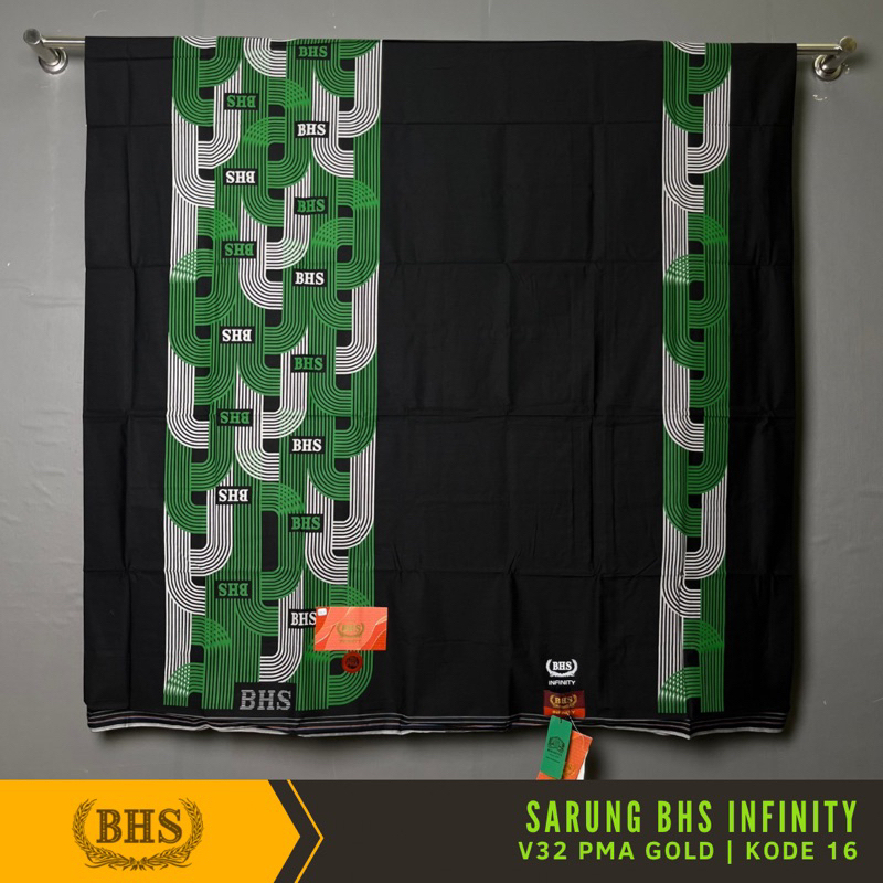 Jual Sarung BHS Infinity Gold Motif V32 Infinty Motif V32 PMA Kain ...