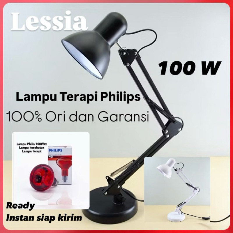 Jual PROMO Paket Lampu Terapi Infrared Philips Tiang + Bohlam 100 w ...