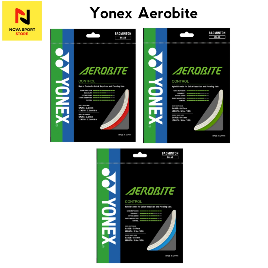Jual Yonex Senar Badminton Aerobite SP | Shopee Indonesia