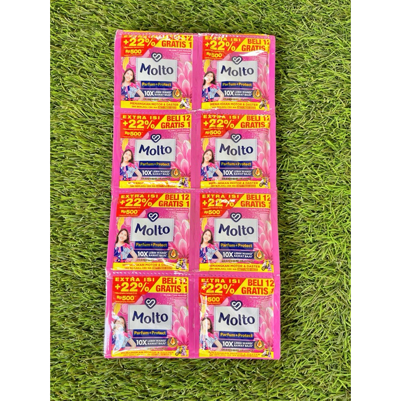 Jual Molto sachet 500-an pewangi pakaian 1 renteng 13pcs | Shopee Indonesia