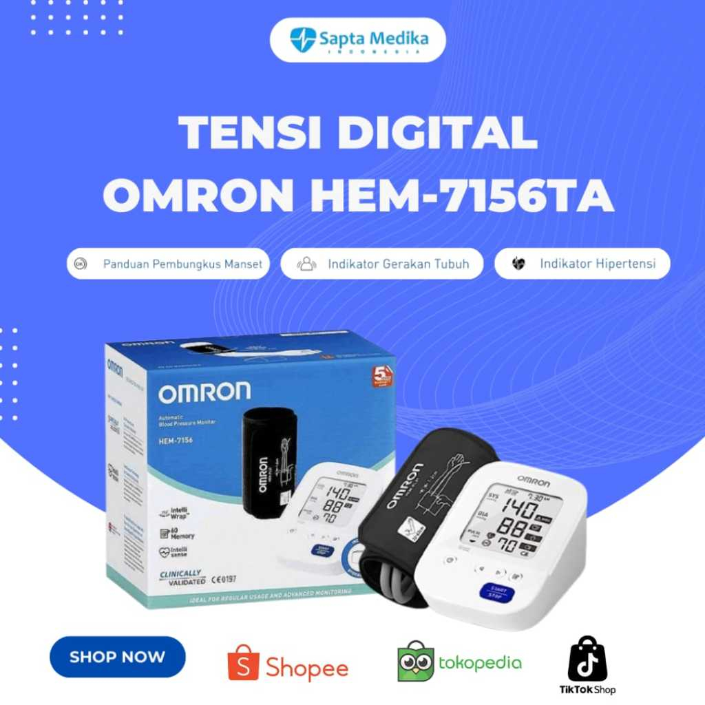Jual Tensi Digital omron 7156T | Shopee Indonesia