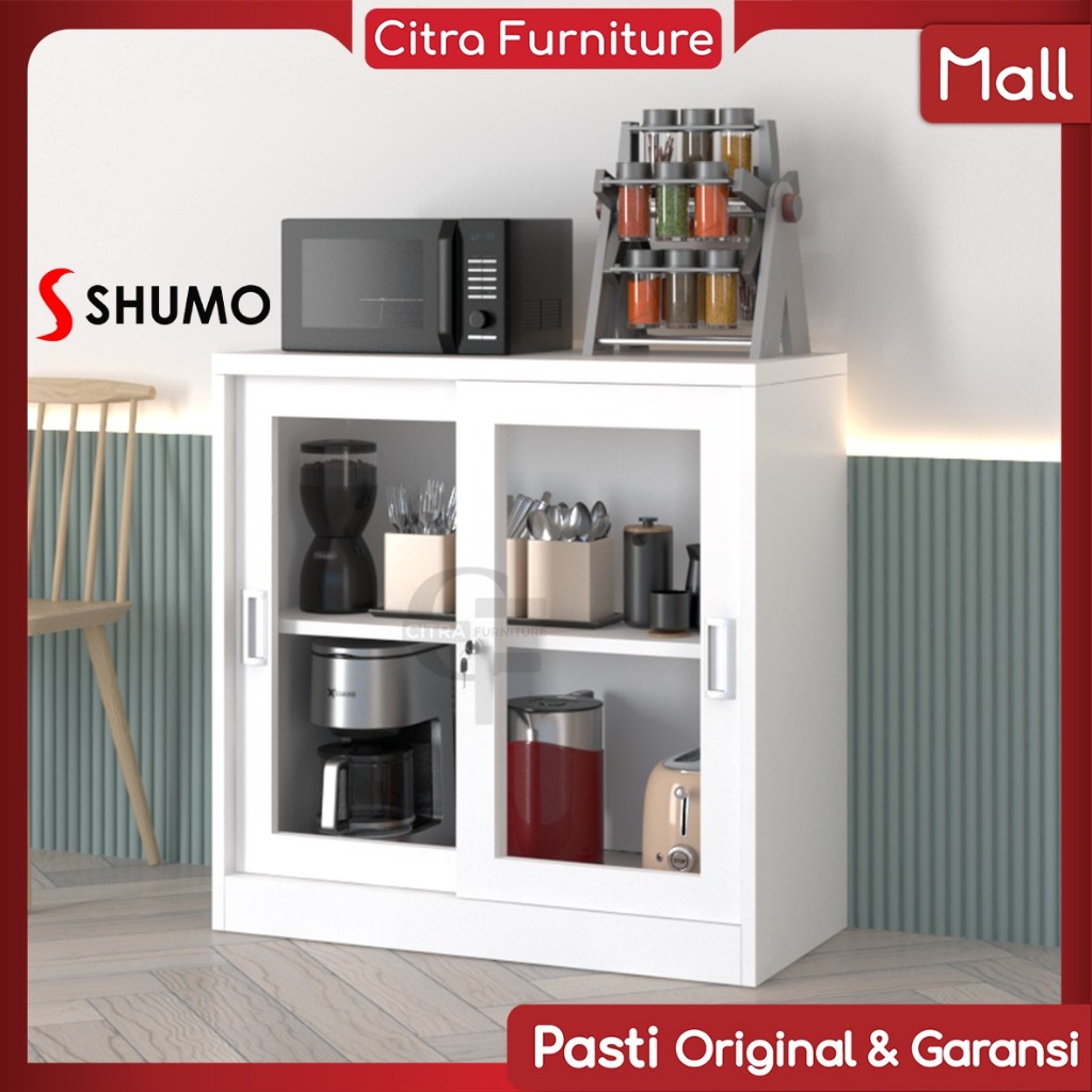 Jual CITRA FURNITURE SHUMO Lemari Dapur Besi Serba Guna Pendek | Rak ...