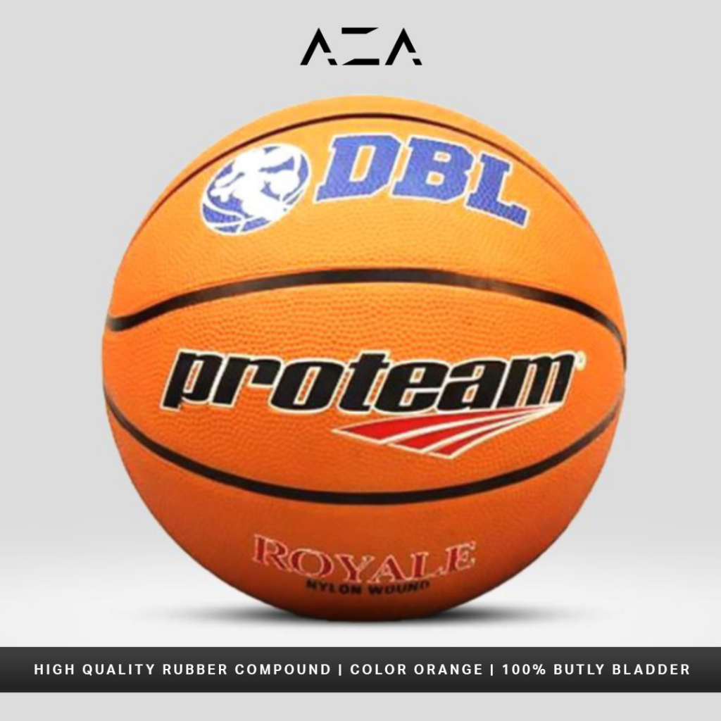 Jual AZA Bola Basket Proteam Rubber Royale Edition (DBL Licensed ...