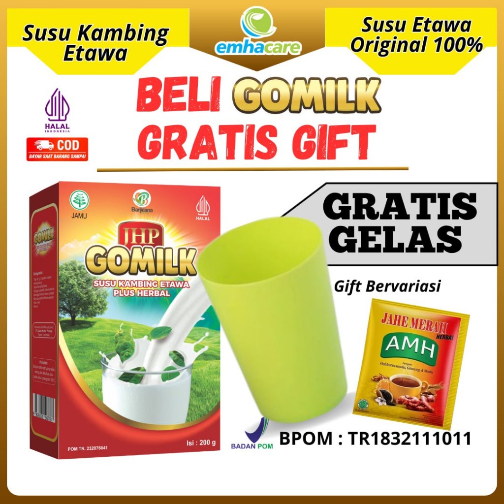 Jual [BELI 1 GRATIS GIFT] [BELI 3 GRATIS GELAS CANTIK] COD Susu Kambing ...