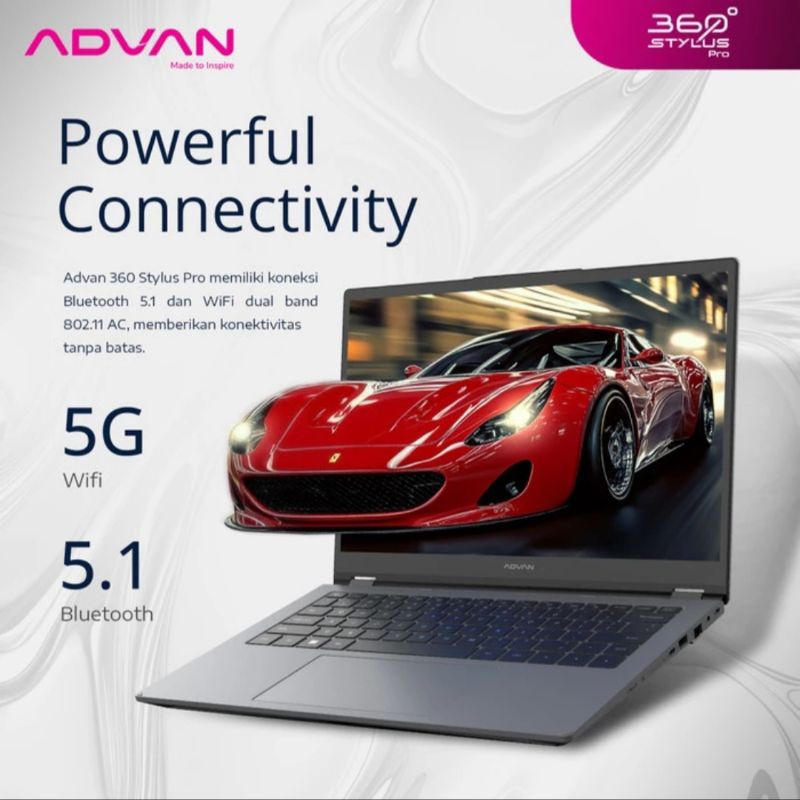 Jual (FREE STYLUS PEN) ADVAN 360 Stylus Pro - Laptop 2 in 1 -AMD ...
