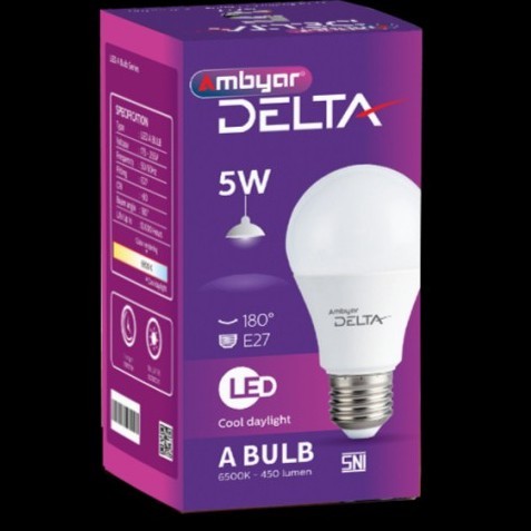 Jual LAMPU LED AMBYAR DELTA 5W | Shopee Indonesia