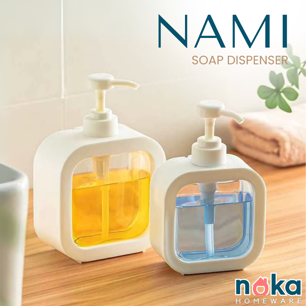 Jual NOKA | NAMI Soap Pump Dispenser 300ml 500ml Wadah Sabun Sampo Pump ...