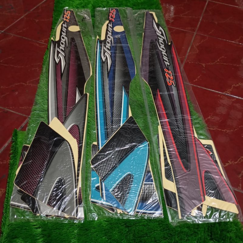 Jual Striping SHOGUN - Stiker sticker body emblem decal Suzuki Shogun ...