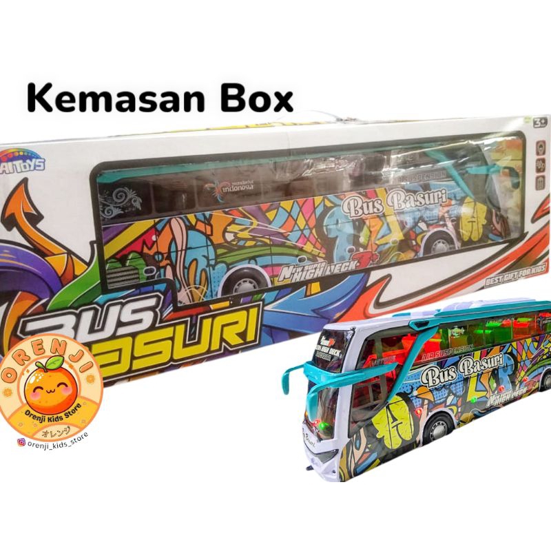 Jual Bus / Bis Basuri TELOLET dilengkapi dengan Music dan LED. Ukuran ...