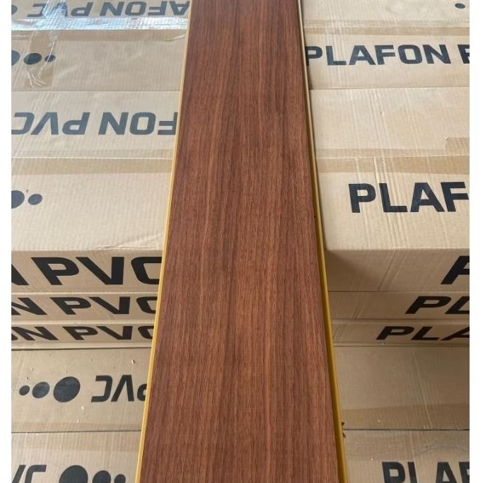 Jual PLAFON PVC COKLAT TUA SERAT KAYU GLOSSY WOOD 15 GLOSSY | Shopee ...