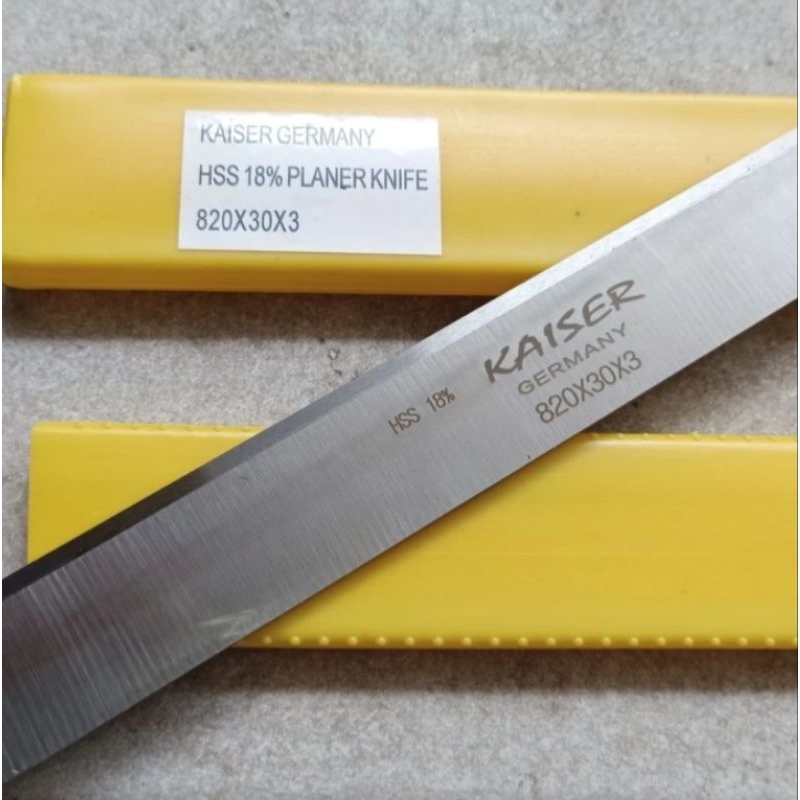 Jual KAISER GERMANY HSS 18% PLANER KNIFE pisau serut kayu 82 cm HSS ...