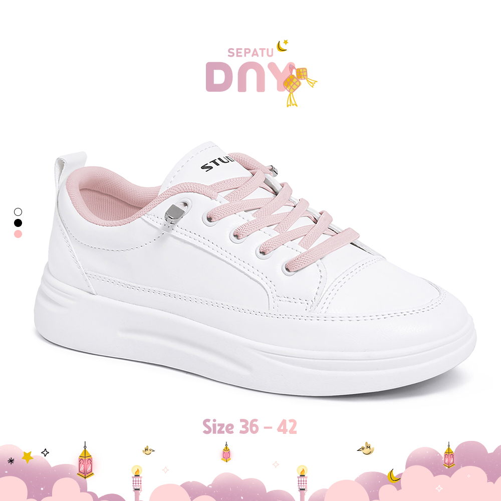 Jual Sepatu DNY Spatu Wanita Kekinian Sepatu Sport Cewek Spatu Sneakers ...