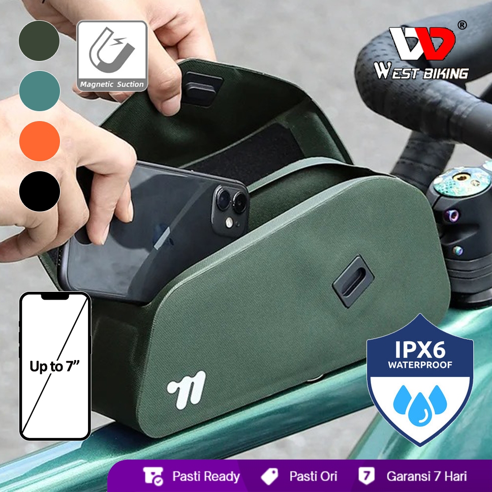 Jual Tactix 100% Waterproof Top Tube Bag with Magnetic Locking Premium ...