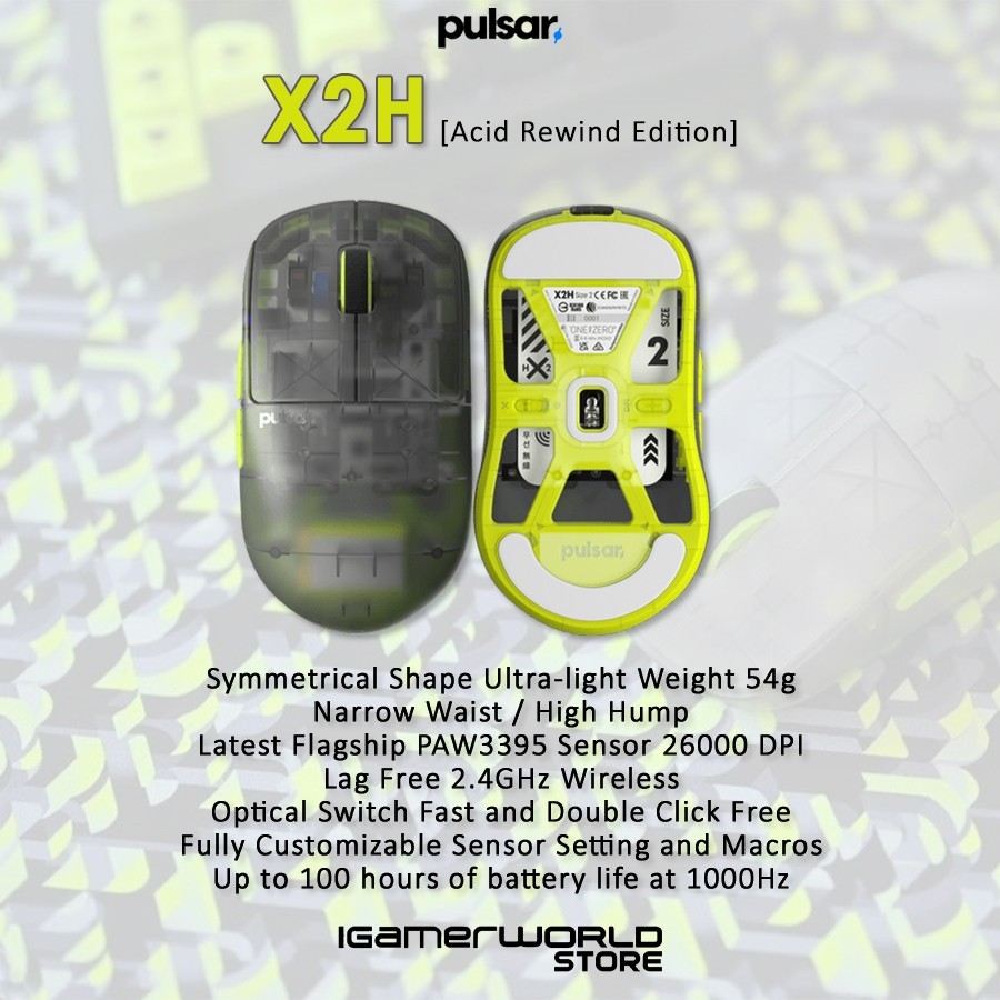 Jual Pulsar X2H [Acid Rewind Edition] Wireless Gaming Mouse | Shopee ...