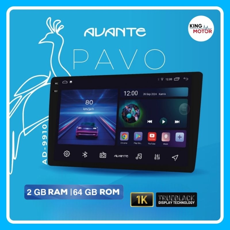 Jual Head Unit Android Avante AD-9910 Pavo 9 inch RAM 2 ROM 64 | Shopee ...