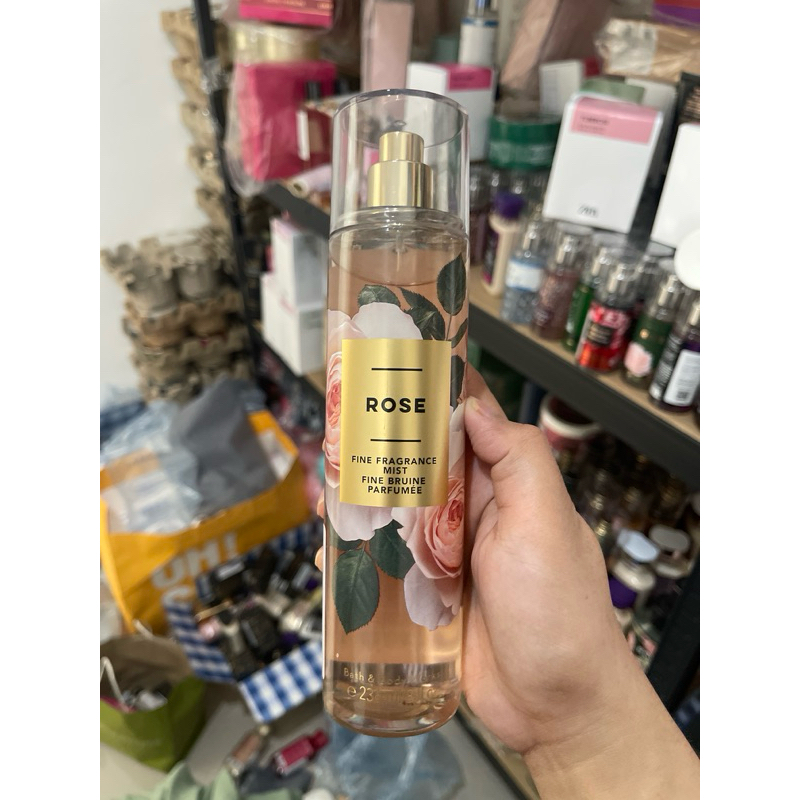 Jual Bath & body works bbw Rose body mist full size 236ml original 100% ...