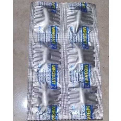 Jual MEGAVIT Z STRIP ISI 6 TABLET | Shopee Indonesia