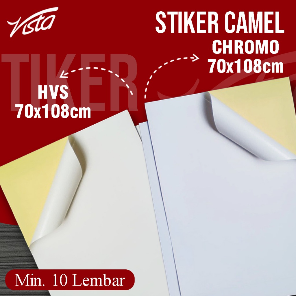 Jual Stiker Chromo Camel dan HVS Camel uk. 70x108cm (Plano) | Shopee ...