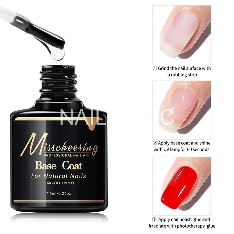 Jual Base Coat & Top Coat Nail Gel Polish 7ml | Shopee Indonesia