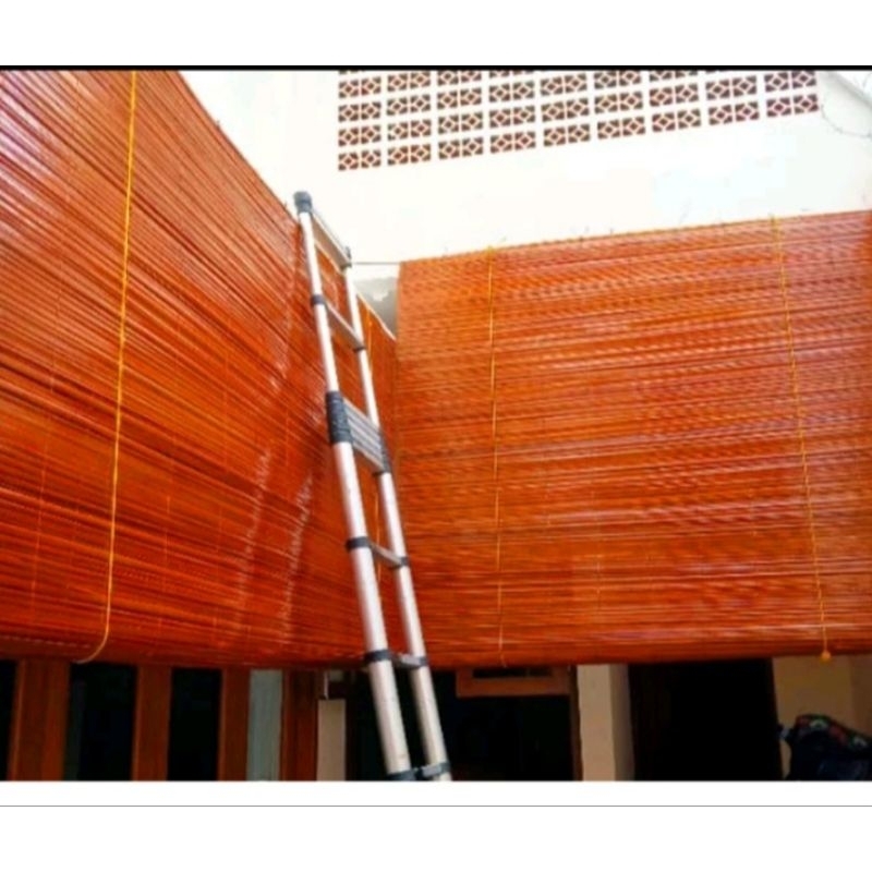 Jual TIRAI BAMBU PLITURE & VERNIS LEBAR 2M X TINGGI 4M LENGKAP TALI ...