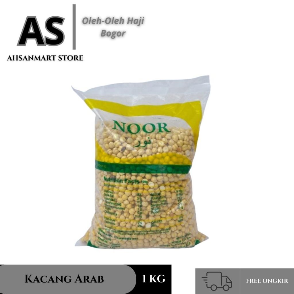Jual Kacang Arab Al Noor 1 Kg - Original Chickpea Hummus | Shopee Indonesia
