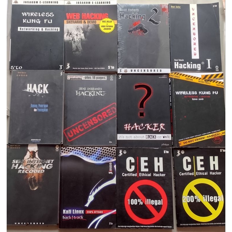 Jual Buku Komputer JS Jasakom ( S'to ) seni teknik hacking, linux ...