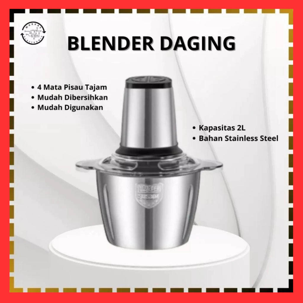 Jual (Blender Daging Stainless) New Penggiling Meat Blender Elektrik ...