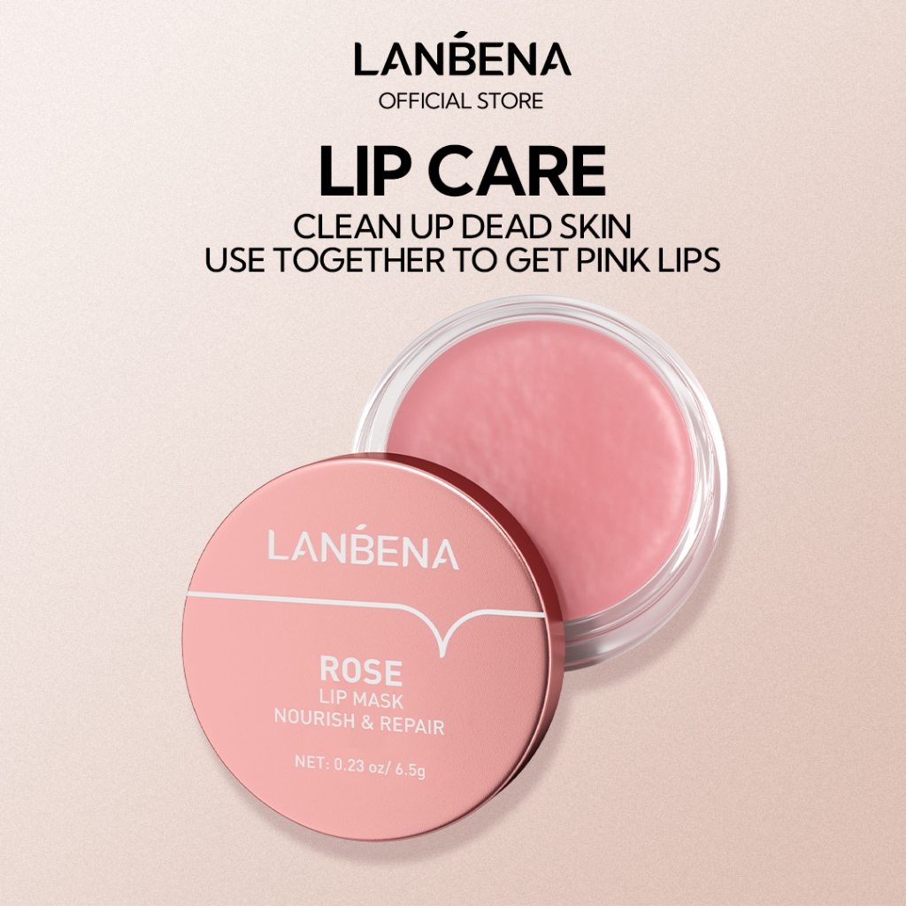 Jual LANBENA Rose Lip Mask Balm- Melembabkan Repairing Plumping ...