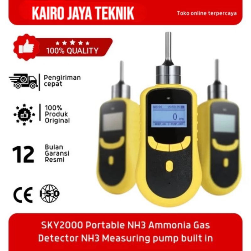 Jual SKY2000 Portable NH3 Ammonia Gas Detector NH3 Measuring pump built ...