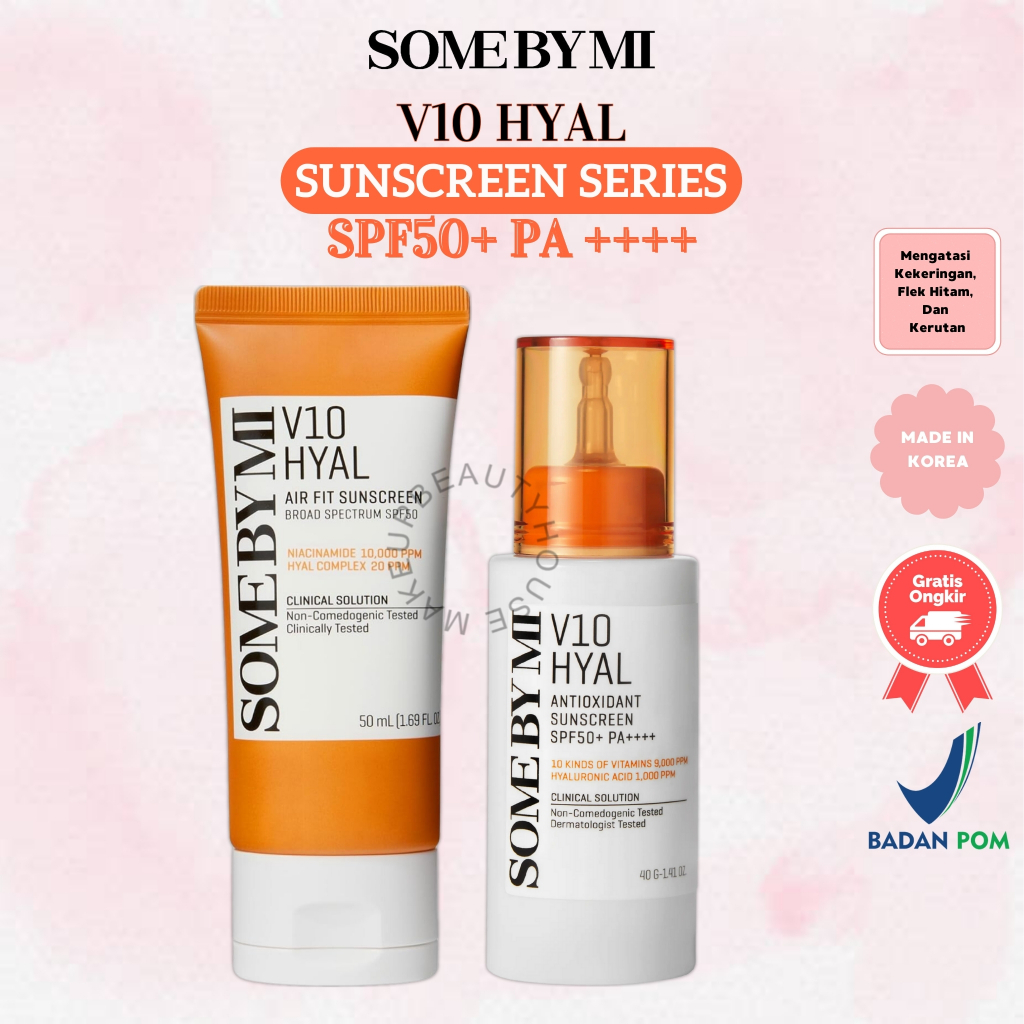 Jual SOMEBYMI V10 Hyal AIR FIT Sunscreen - 50ml | Antioxidant Sunscreen ...