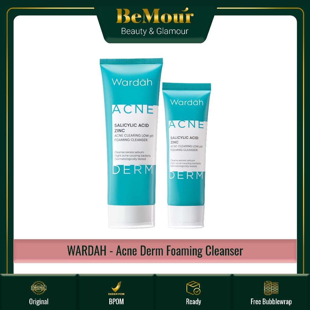 Jual WARDAH - ACNEDERM SALICYLIC ACID ZINC ( 50 | 100 ml ) - Pembersih ...