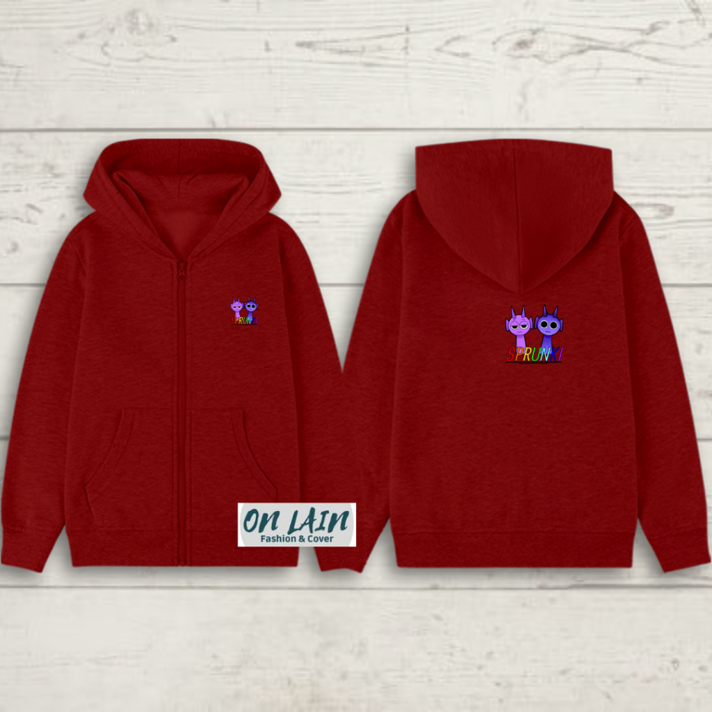 Jual Jaket anak DURPLE Horror Version PURPLE SPRUNKI INCREDIBOX ...