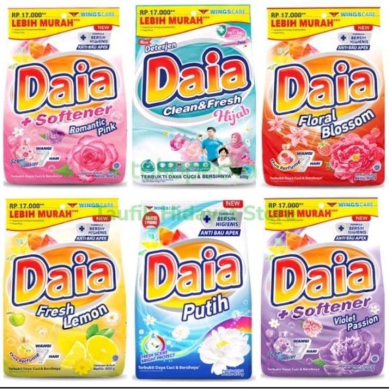 Jual DAIA DETERJEN BUBUK 1,6Kg | Shopee Indonesia