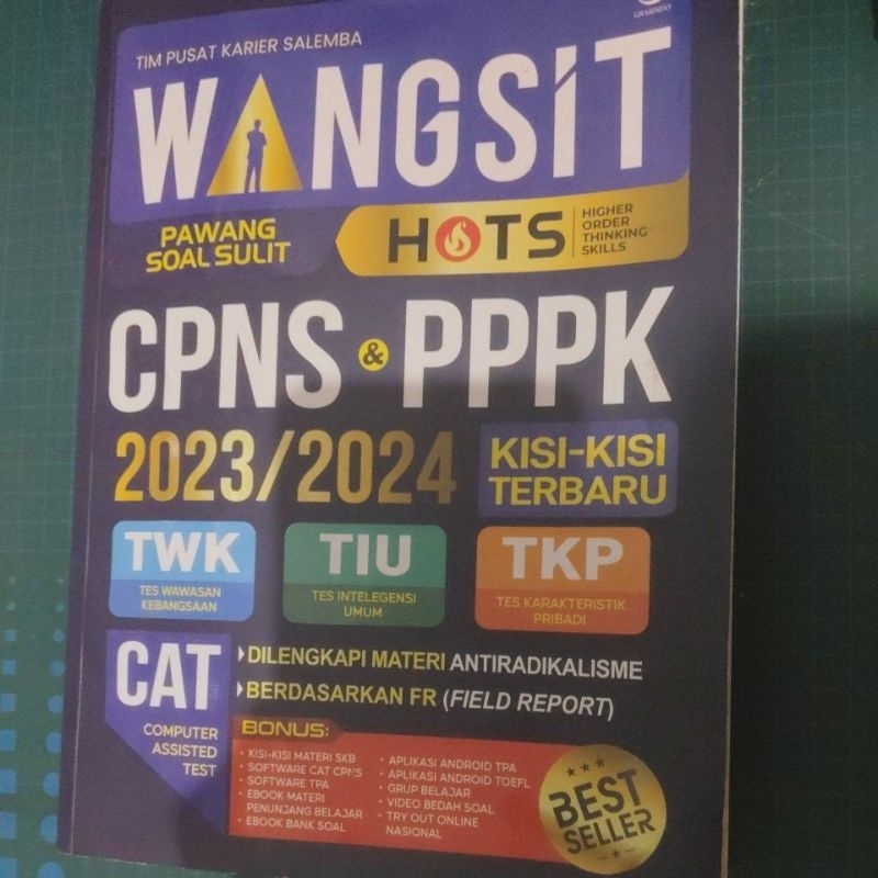 Jual Wangsit Pajangan Soal Sulut CPNS & PPK 2023/2024 Preloved Original ...