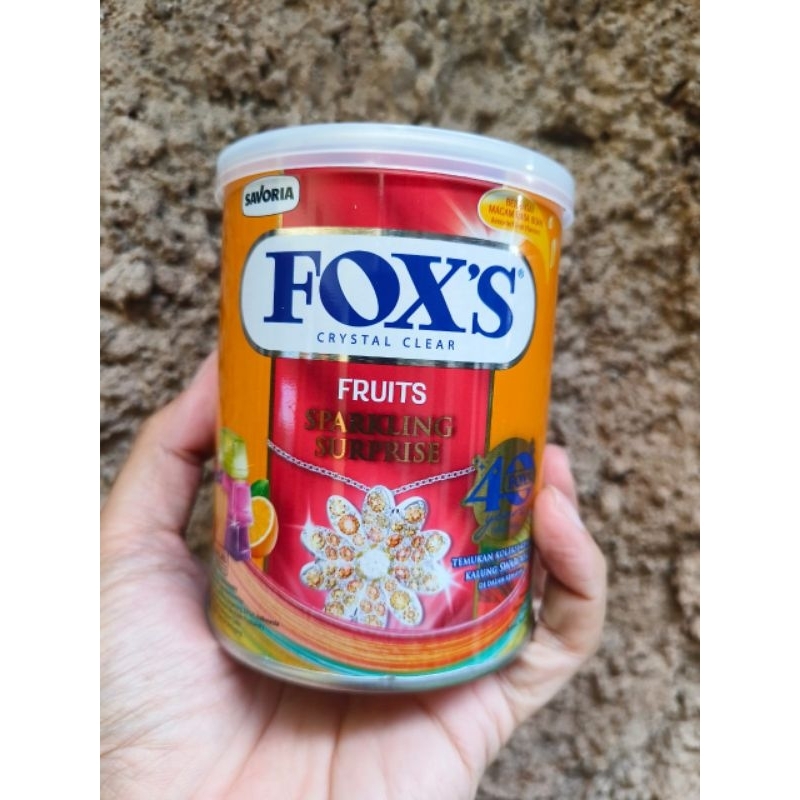 Jual Permen Fox's Fruits Sparkling Surprise Kemasan 170 Gram | Shopee ...