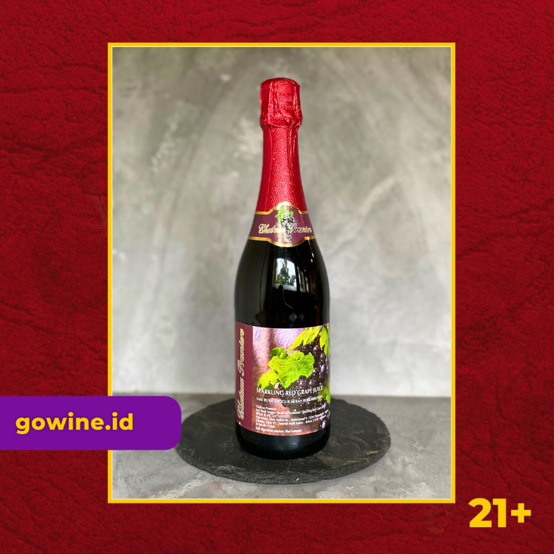 Jual Chateau Premier Sparkling Red Grape Juice 750ml - Anggur Berkarbonasi Non Alkohol | Shopee ...