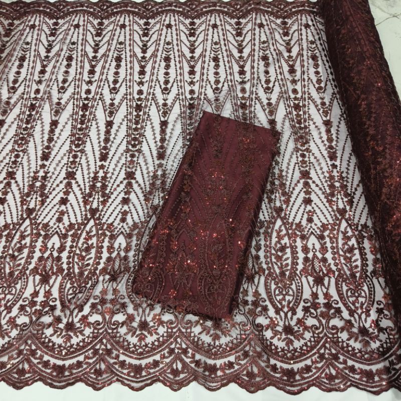 Jual NEW.!! Kain Tulle Payet Premium / Tile Full payet / tile payet ...