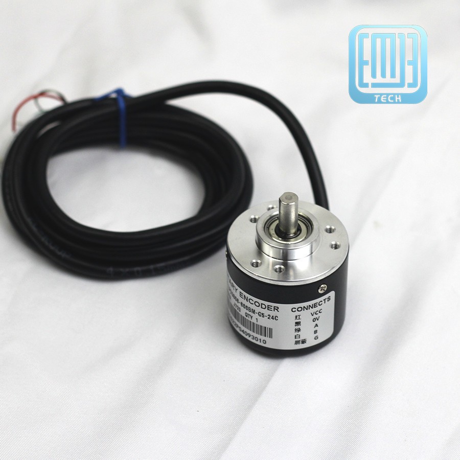 Jual Rotary Encoder 600P 600 Pulse 5-24V LPD3806-600BM-G5 2 Phases 6mm ...