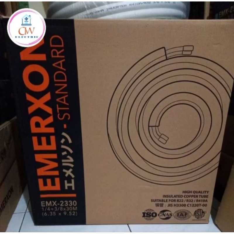 Jual pipa ac EMERXON standard UK.1/4+3/8 (EMX-2330)untuk ac 1/2 pk - 1 ...