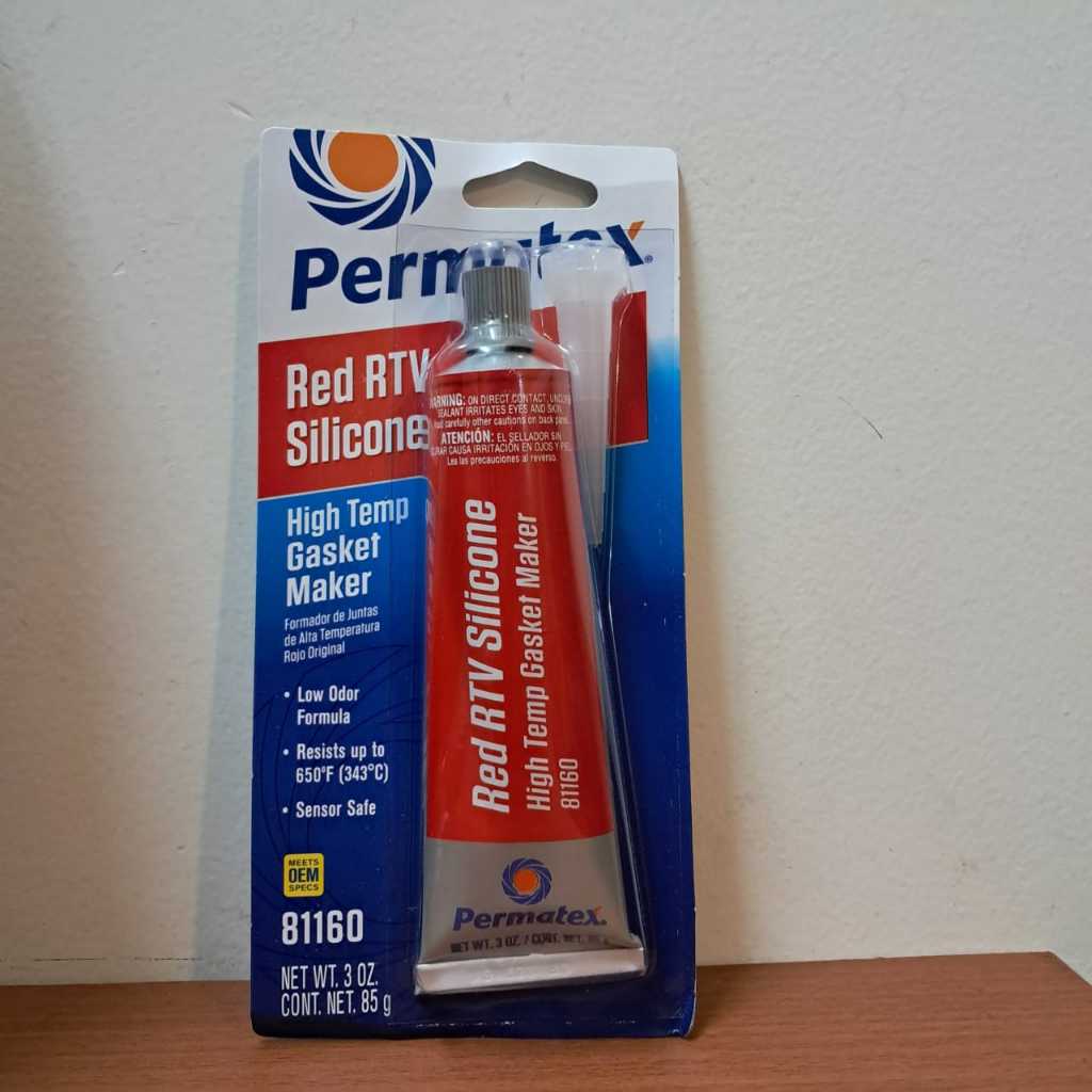 Jual Permatex High-temp Red RTV silicone gasket marker 85g | Shopee ...