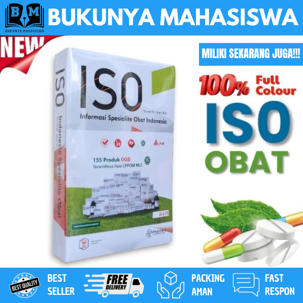 Jual ISO OBAT VOLUME 53 TAHUN 2021 BUKU FARMASI DASAR FARMAKOPE ...