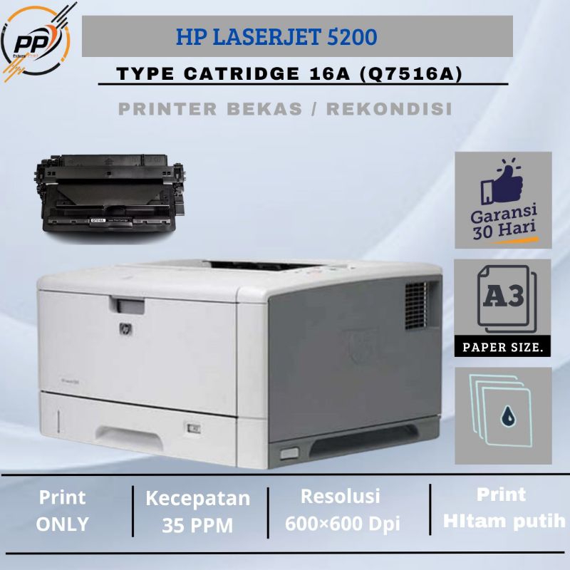 Jual Printer HP Laserjet 5200 A3 Bekas Berkualitas Bergaransi Siap ...