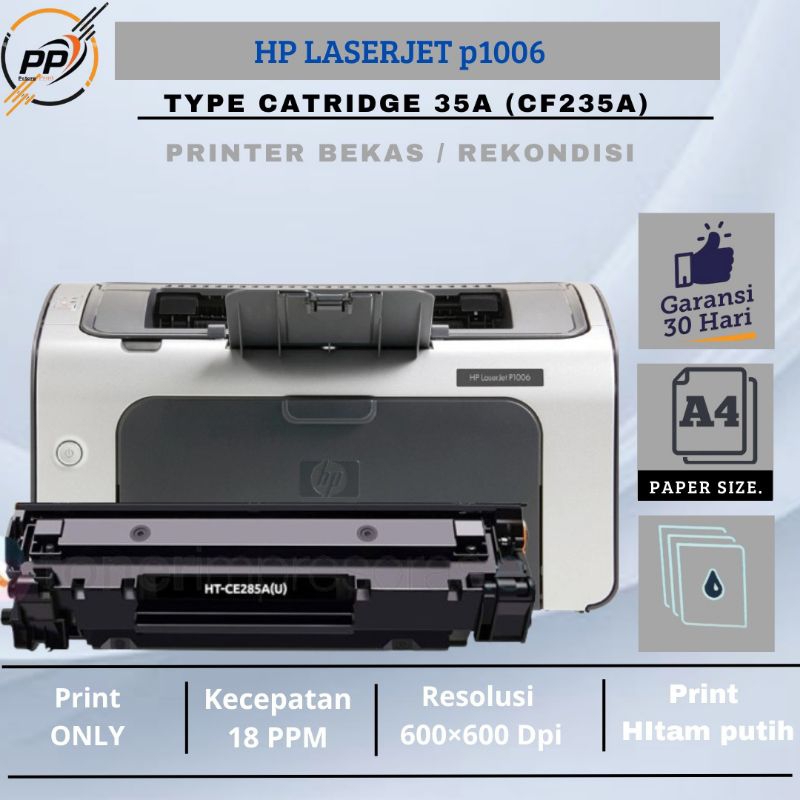Jual Printer HP LaserJet p1006 Bekas Berkualitas Bergaransi Siap Pakai (scond) | Shopee Indonesia