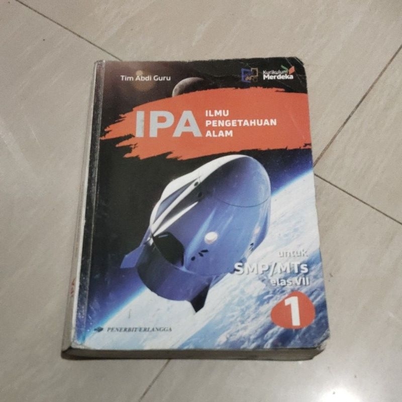 Jual BUKU ORI BUKU IPA KELAS 1 SMP PENERBIT ERLANGGA KURIKULUM MERDEKA | Shopee Indonesia