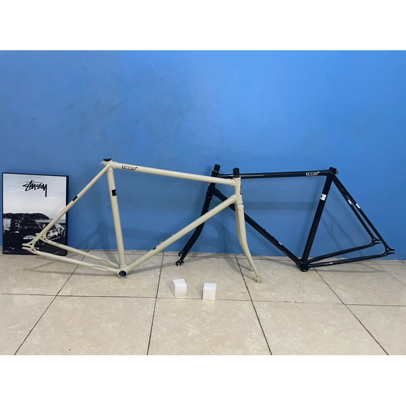 Jual Frame Set sepeda fixie element Tory FX 700c | Shopee Indonesia