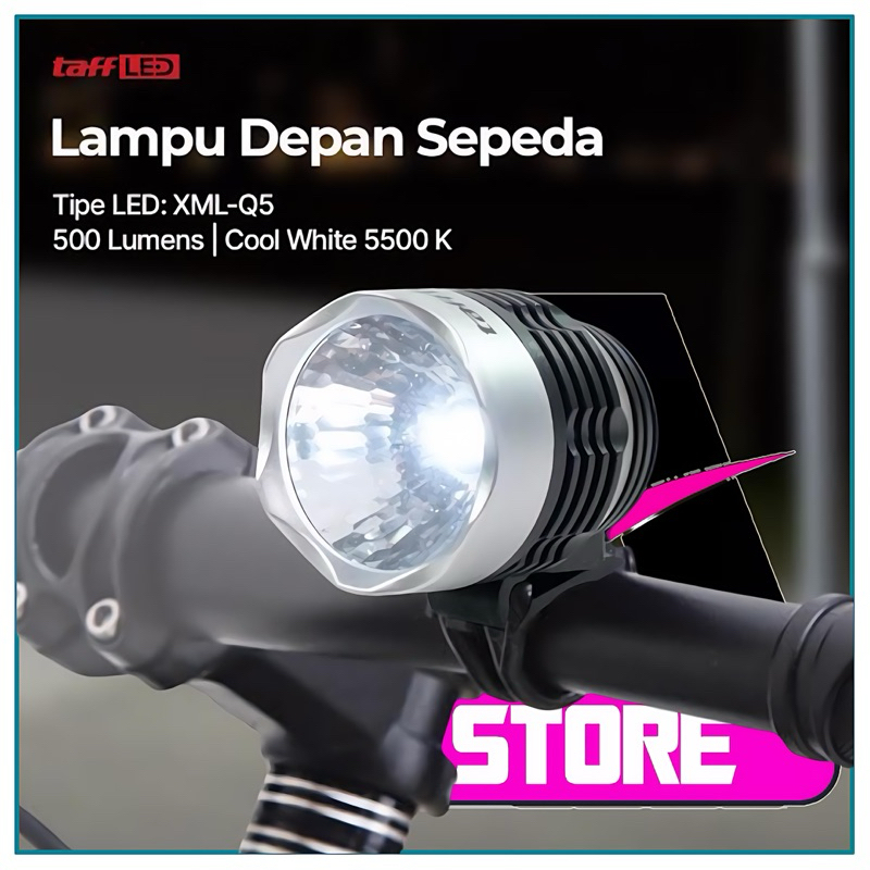 Jual LAMPU SEPEDA LED SERBAGUNA WITH BATTERY | Shopee Indonesia