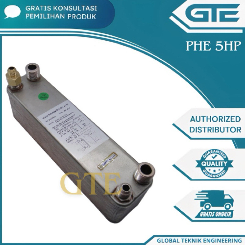 Jual PHE 5HP / 5PK 30 Plate Heat Exchanger Evaporator BPHE | Shopee ...